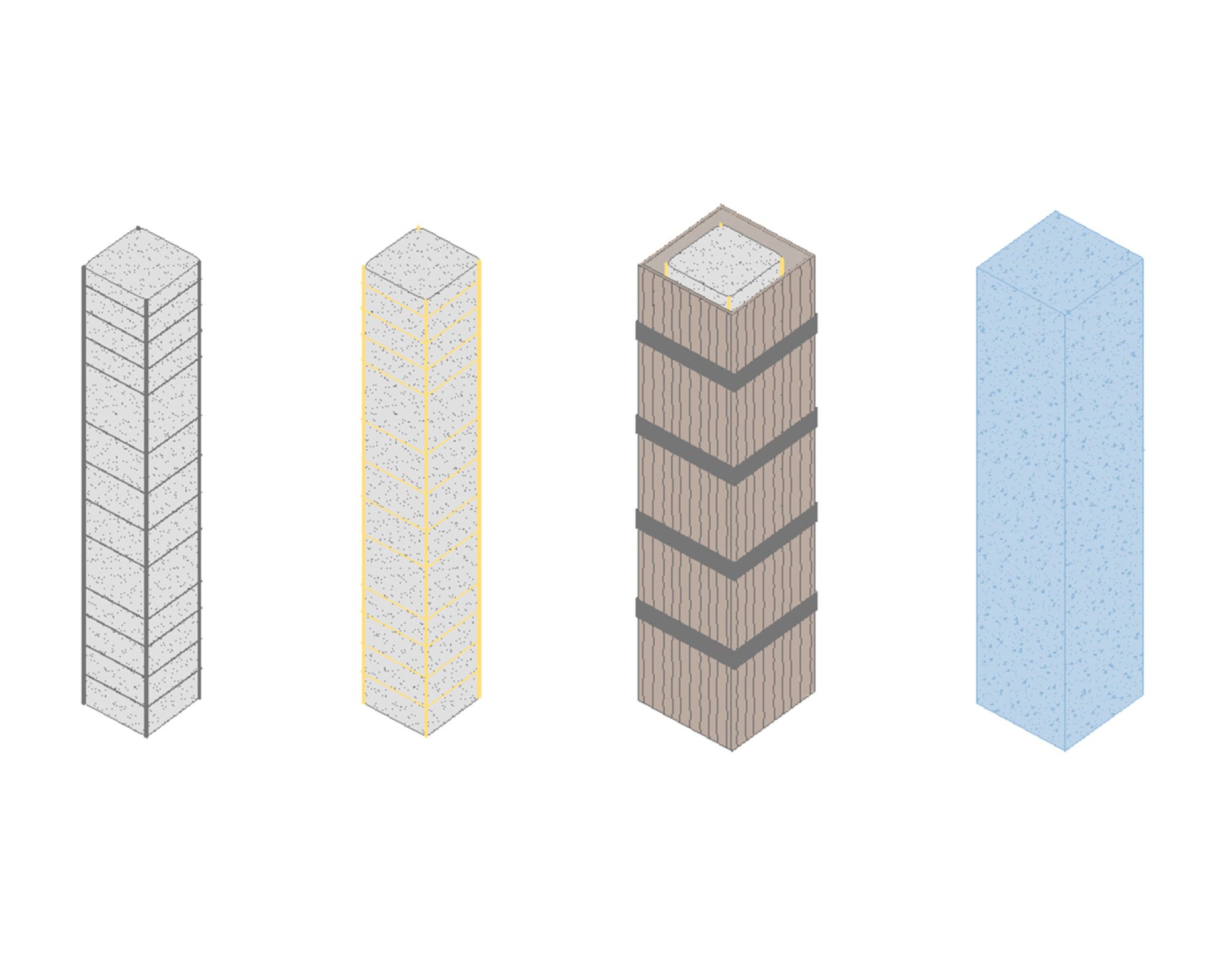 Reinforcement of reinforced concrete elements by casing with mortars ...